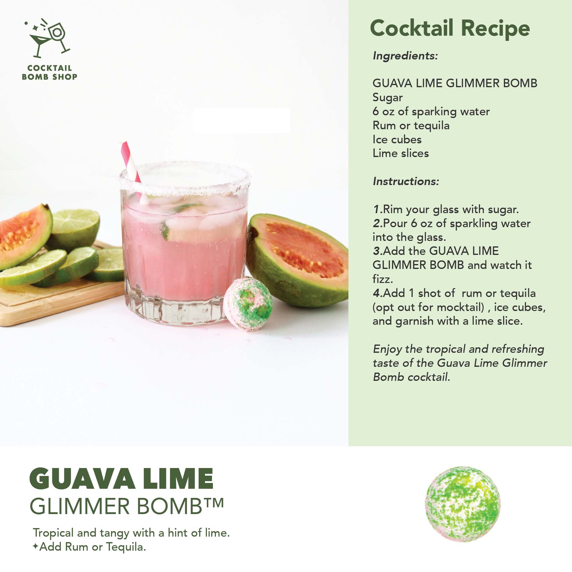 GUAVA LIME - COCKTAIL BOMB – live.cocktailbombshop.ca